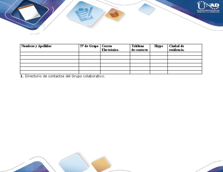 Formato Directorio. | PDF