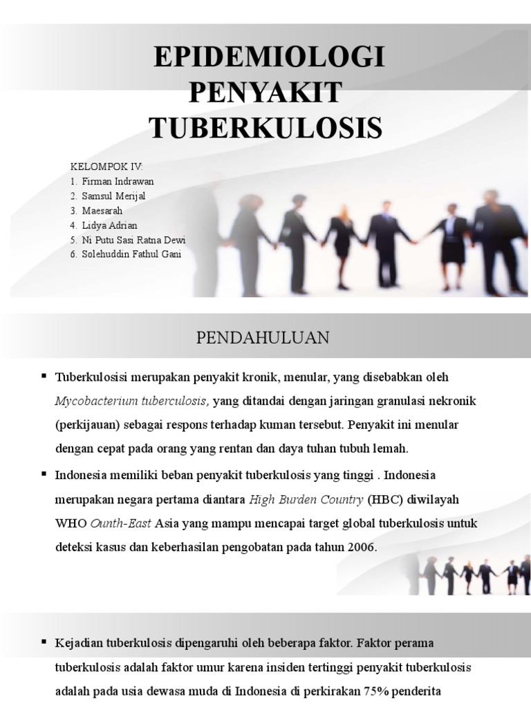 Epidemiologi Tuberkulosis | PDF