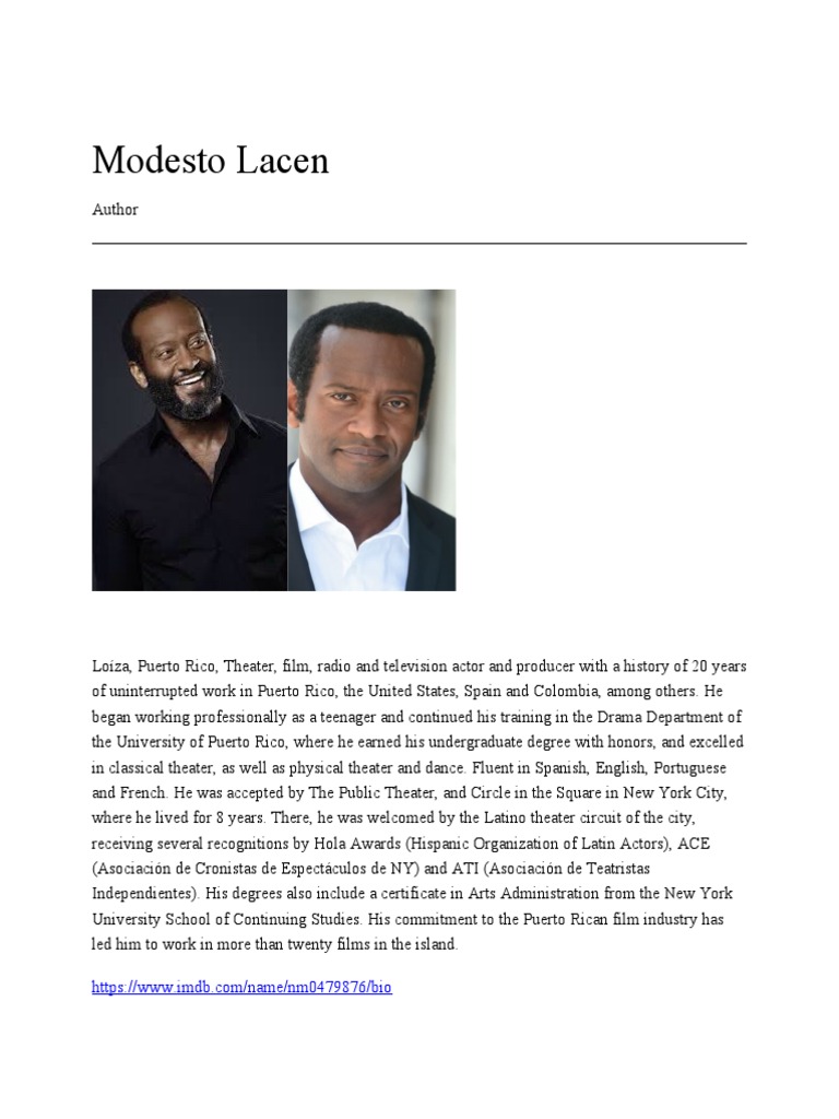 Modesto Lacen | PDF | Art