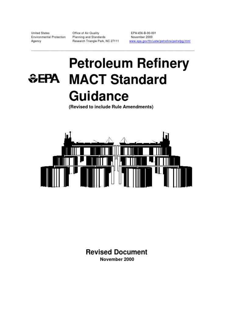 Petroleum Refinery MACT Standard Guidance: Revised Document | PDF ...