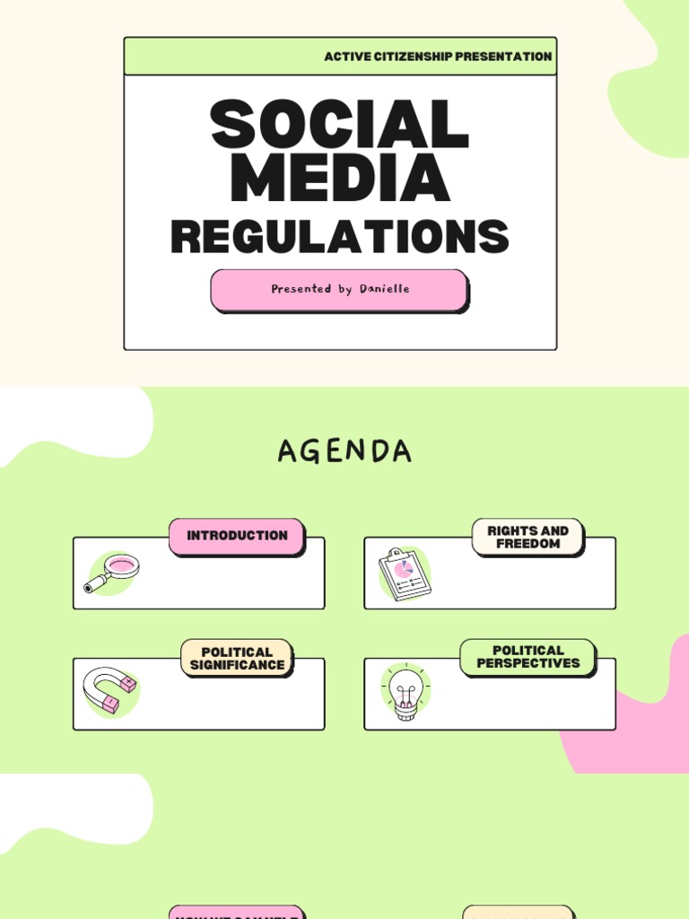 Social Media: Regulations | PDF | Social Media | Popular Culture & Media Studies