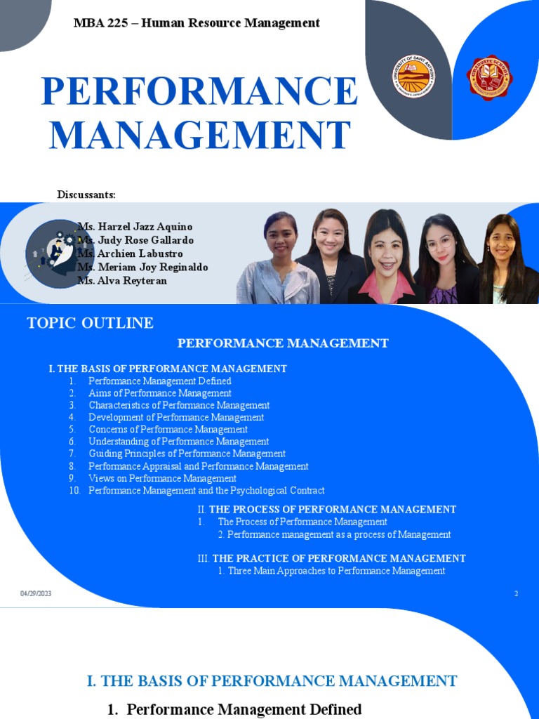 Midterm Exam Presentation HRM | PDF | Performance Management | Performance Appraisal