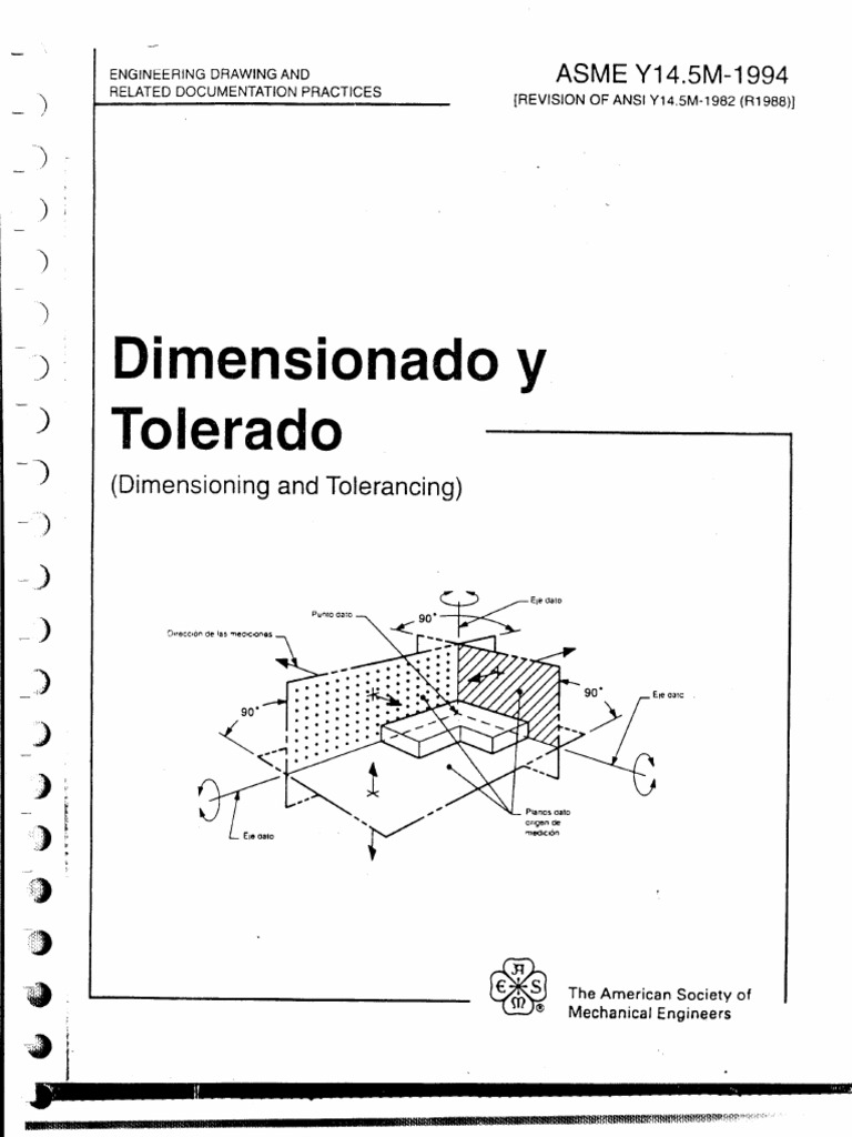 ASME Y14.5M-1994_Traduccion oficial | PDF