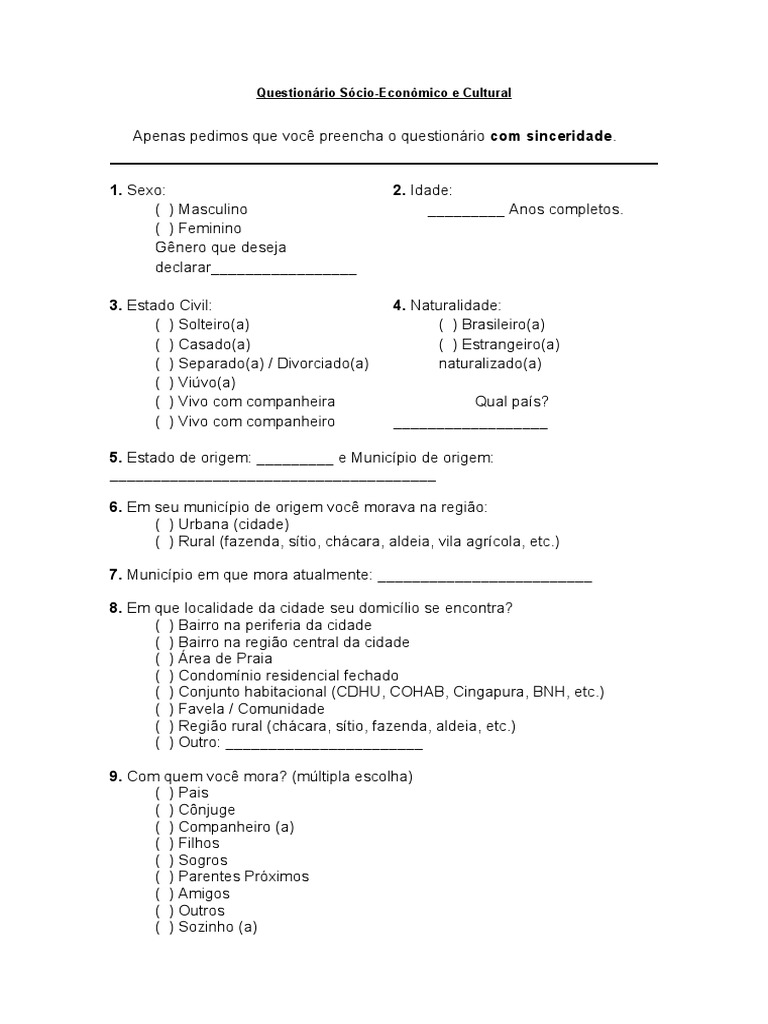 Entrevista Dirigida (Exemplo) | PDF | Salário | Salário mínimo
