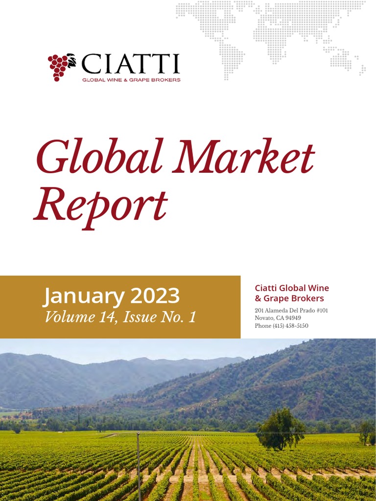 Global Wine Market Trends 2023 | PDF | Wine | Inflation