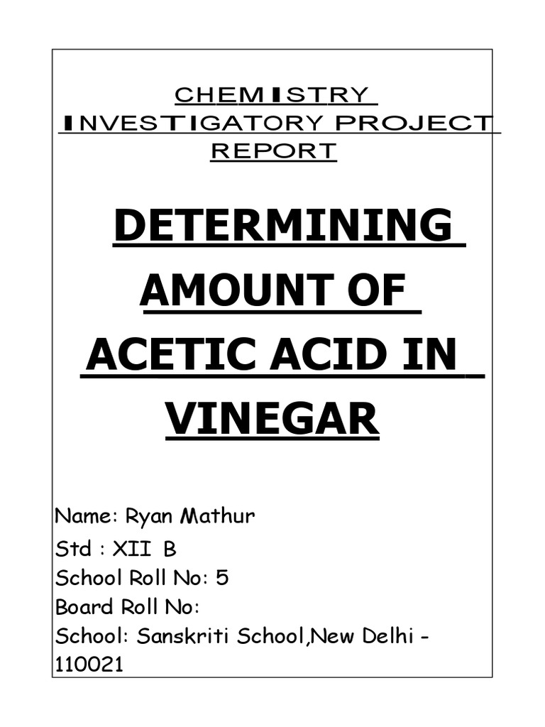 determining-amount-of-acetic-acid-in-vinegar-c-h-e-m-i-s-t-r-y