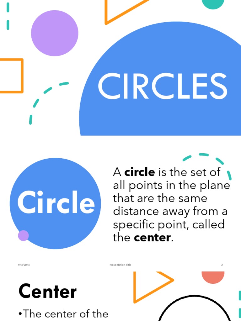 Q3 Circles | PDF | Circle | Angle