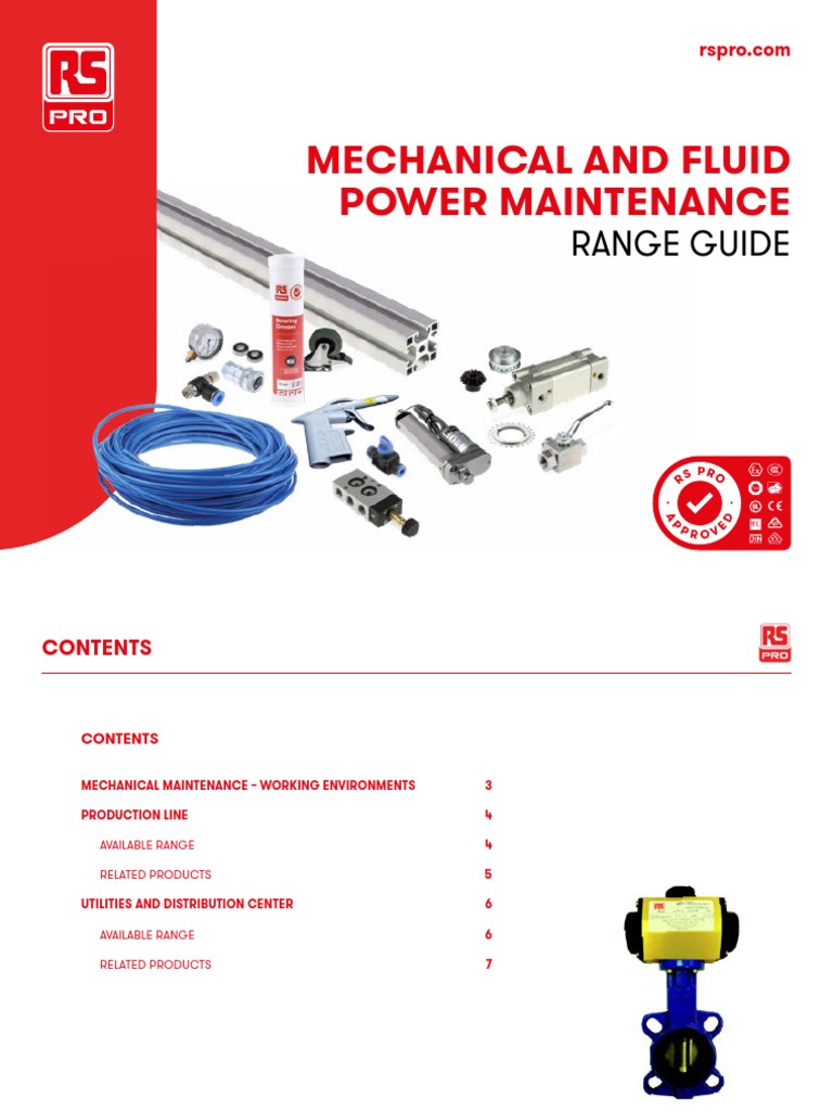 NO RS PRO Mechanical Guide | PDF | Valve | Bearing (Mechanical)