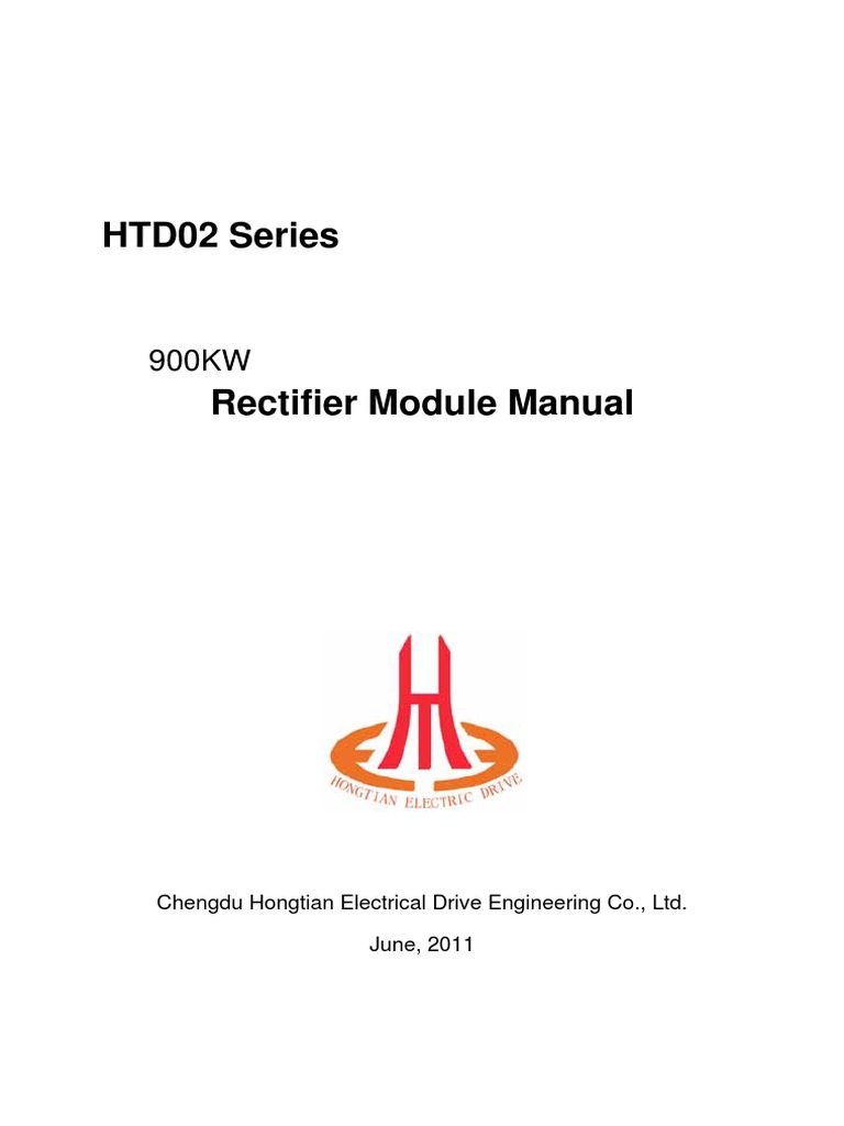 HTD02 Series Rectifier Module Manual | PDF | Rectifier | Power Inverter