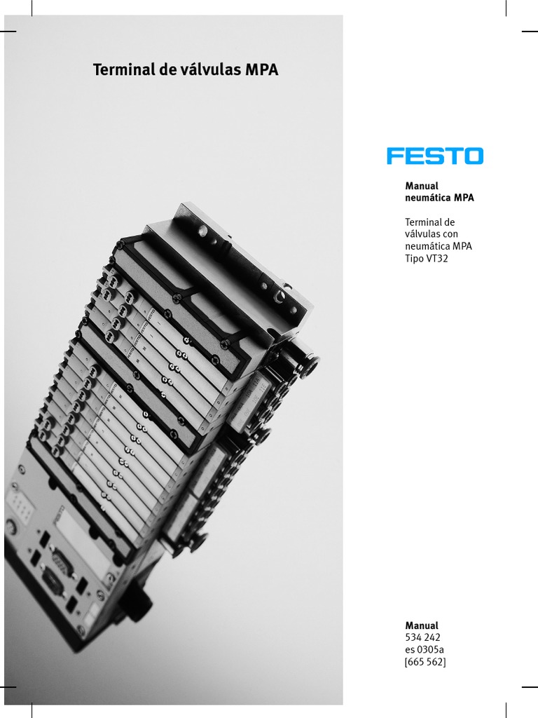 Terminal de Válvulas MPA FESTO | PDF | Corriente eléctrica | Tubo vacío