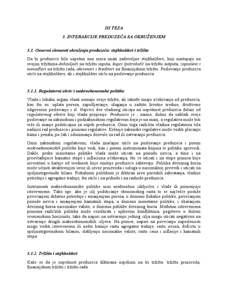 Poslovne Finansije Skripta 3 | PDF