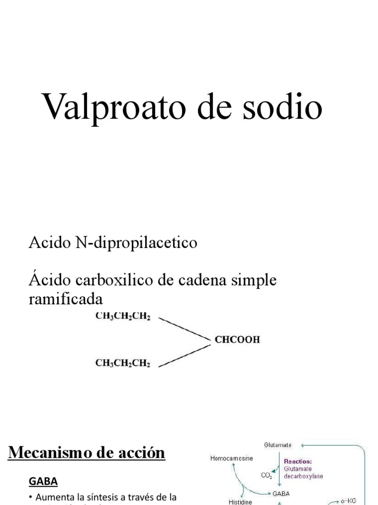 Valproato de Sodio | Descargar gratis PDF | Enfermedades y trastornos ...