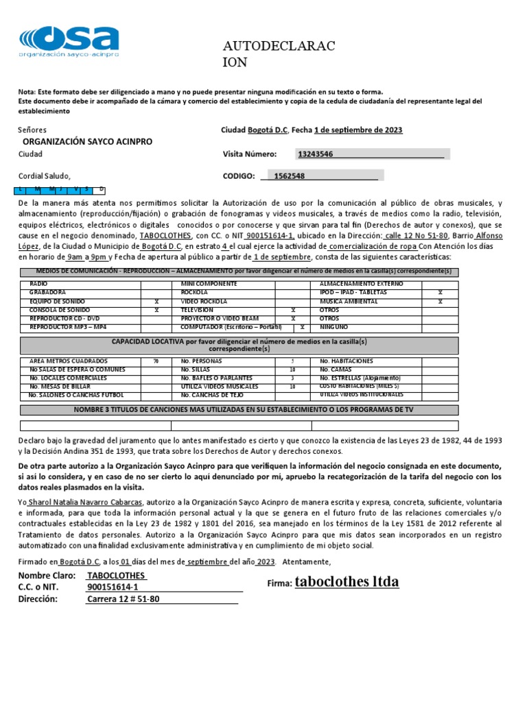 Sayco y Acinpro | PDF | Hogar, jardinería y bricolaje