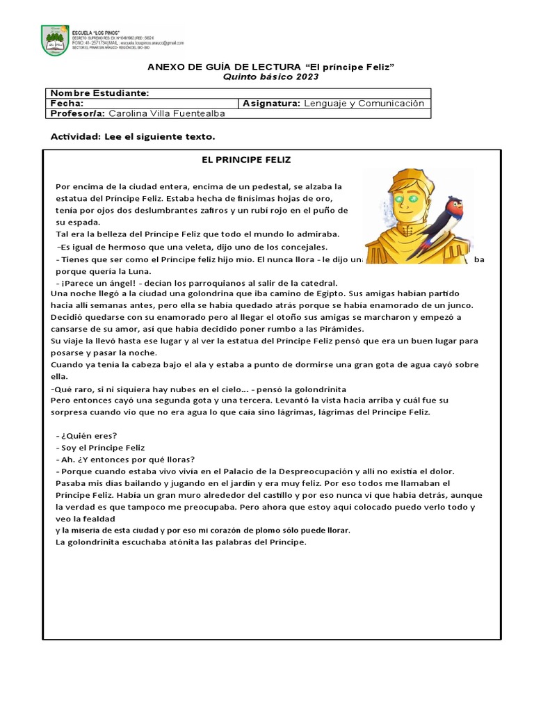 Cuento Principe Feliz | PDF