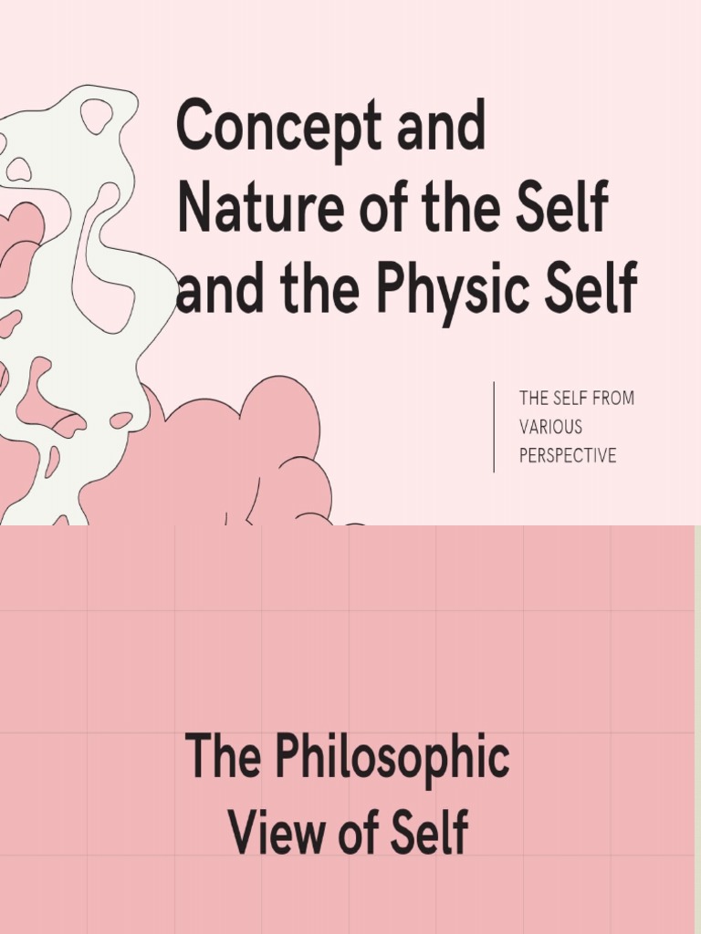 1 Concept and Nature of Self and Physical Self - UTS | PDF | Philosophy Of Self | Id