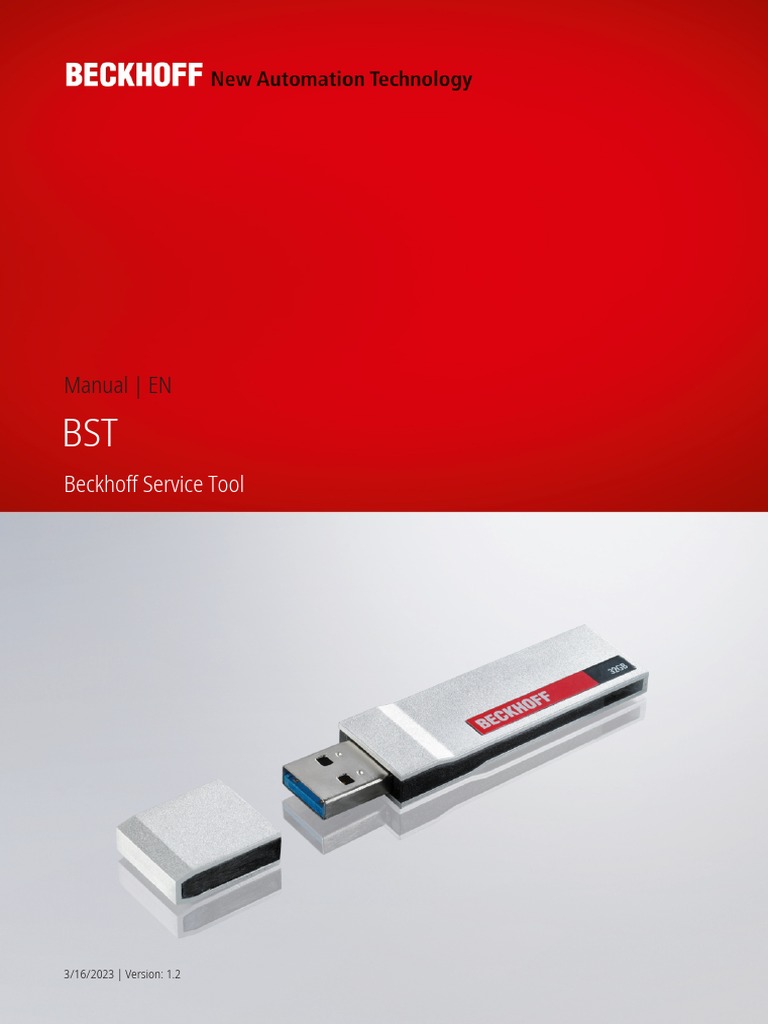 Manual - EN: Beckhoff Service Tool | PDF | Bios | Backup
