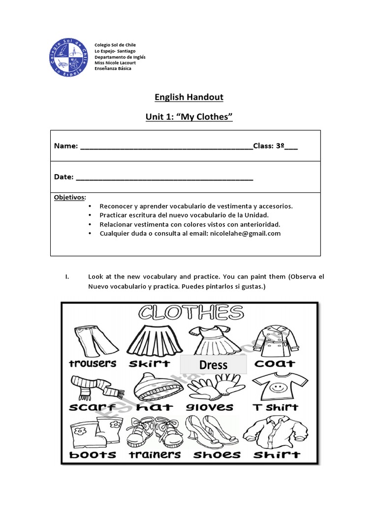 3º Básico Inglés | PDF | Lingüística