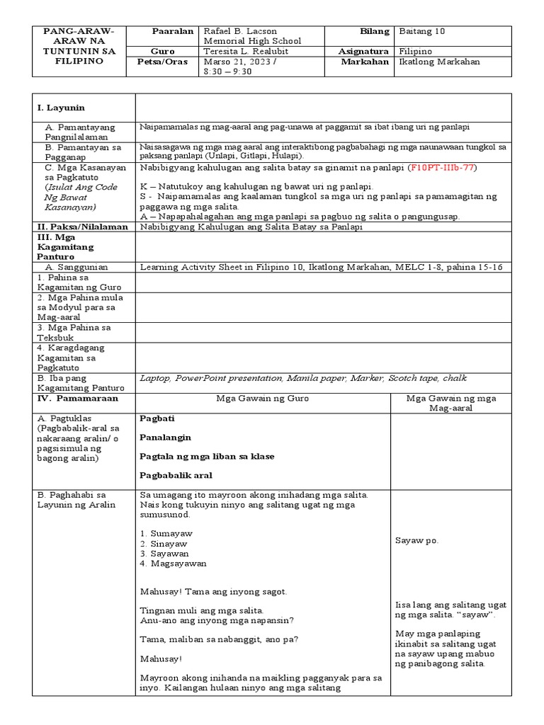 Panlapi Demo.1 | PDF