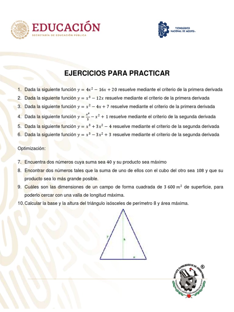 Ejercicios para Practicar | PDF