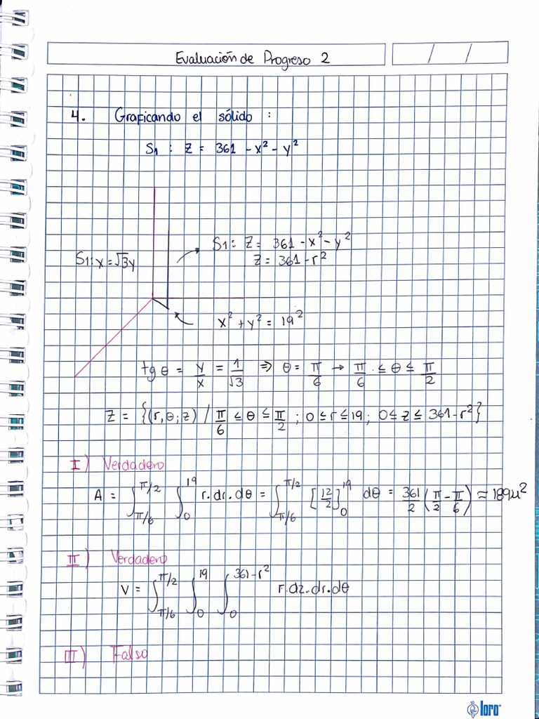 EP2 Calculo 2 Upc | PDF