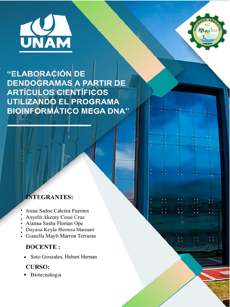 Dendrogramas con MEGA DNA en Biotecnología | PDF | Bioinformática ...