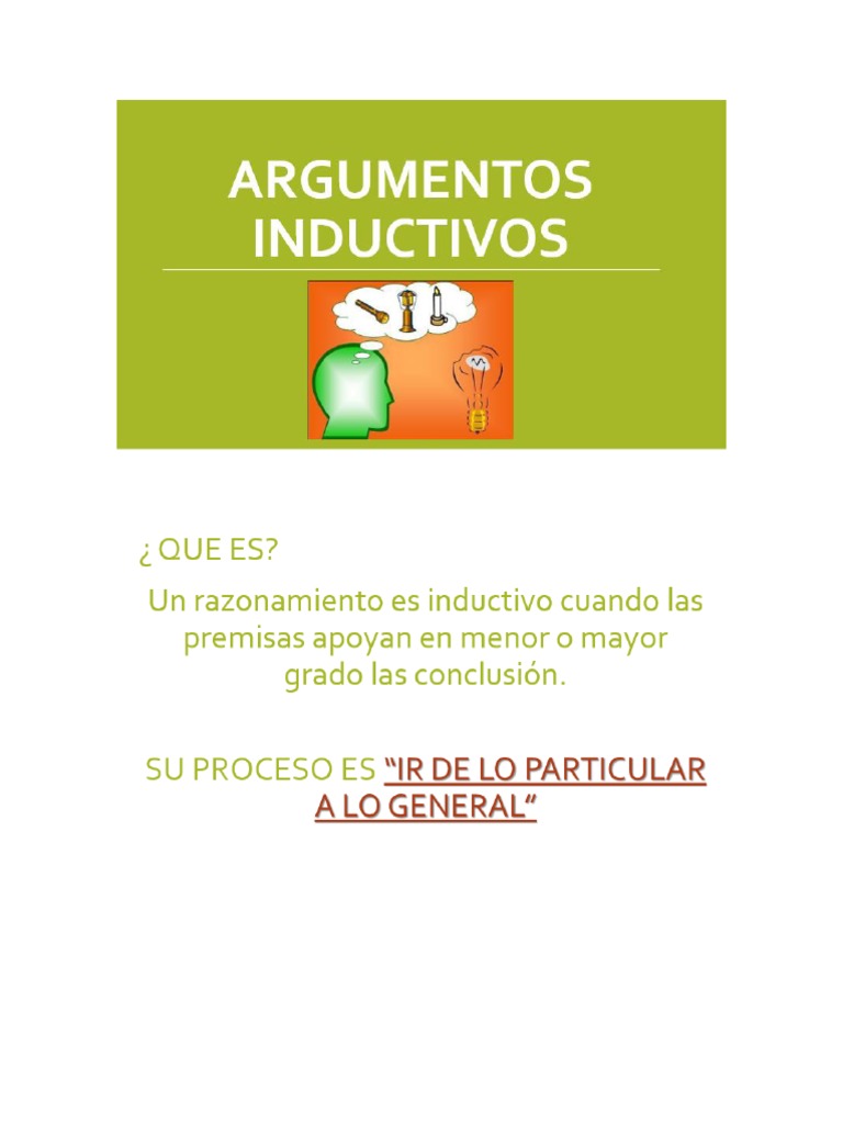Argumento Inductivo y Analogico | PDF