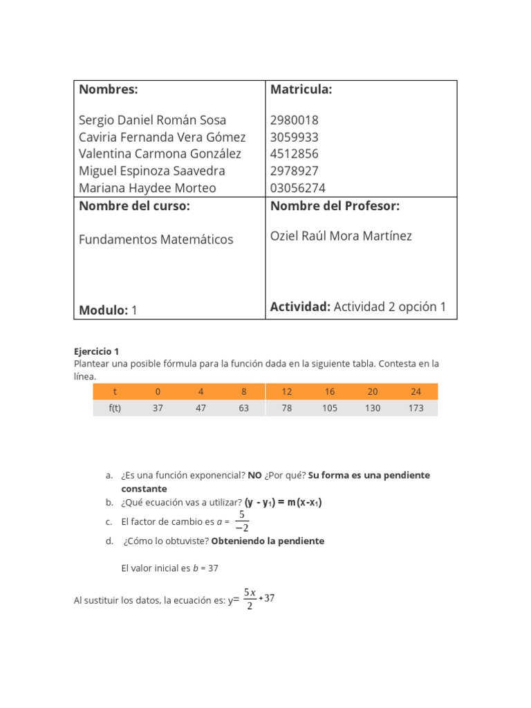 Ejercicio Tema 4 Mate | PDF