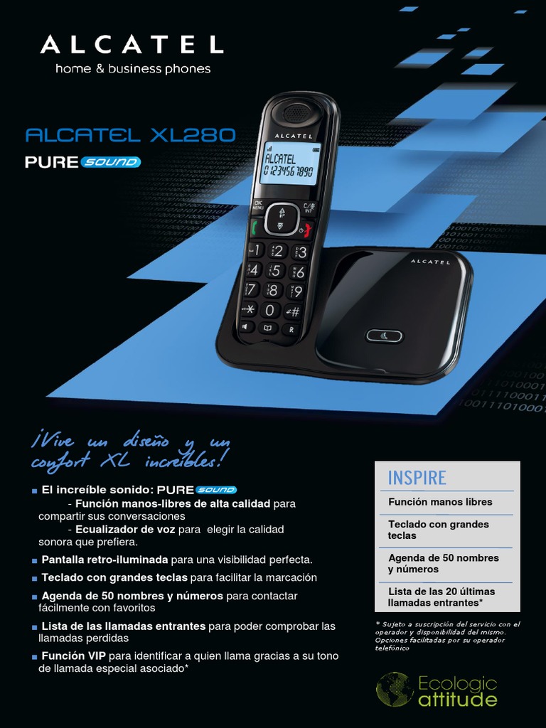 Alcatel Phone xl280 Caracteristicas Es | PDF | Tecnología de ...