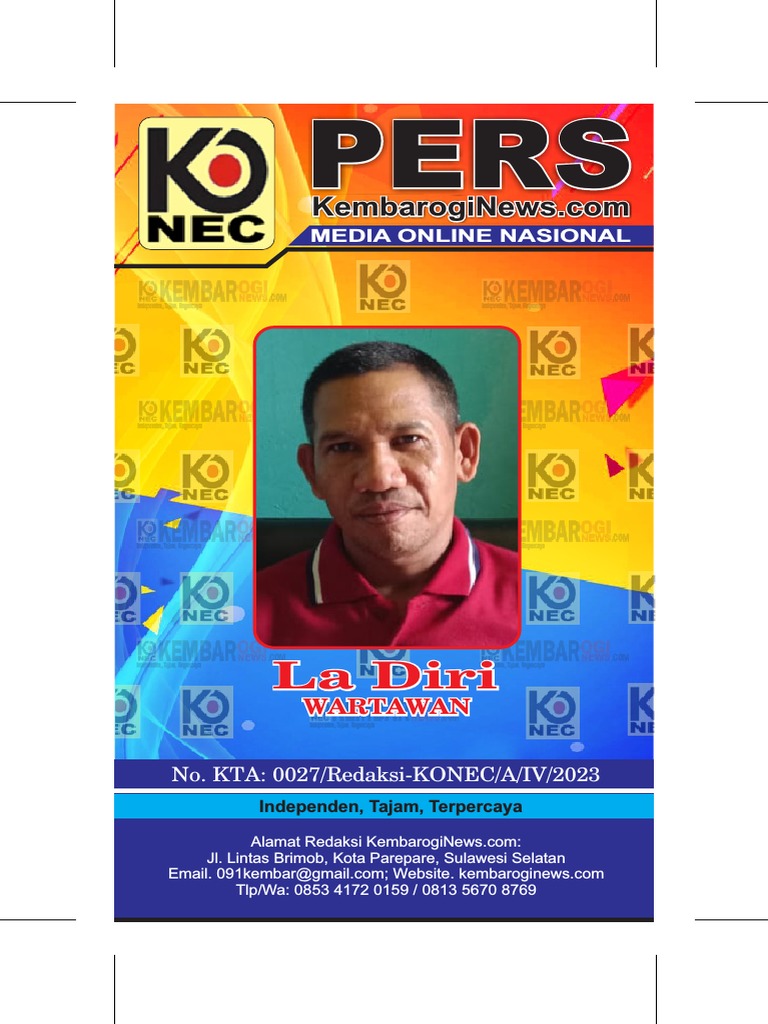 Kartu Pers 0027 | PDF