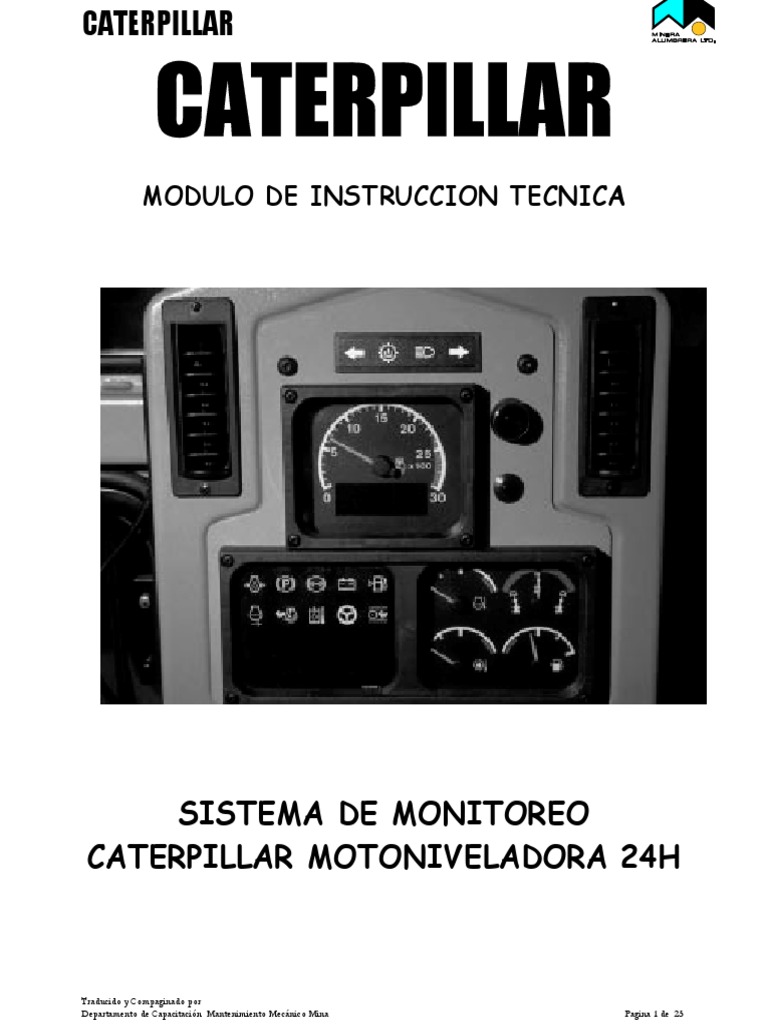 Sistema de Monitoreo Caterpillar 24H | PDF