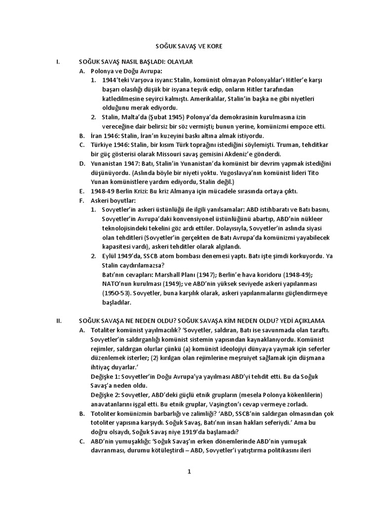 Soguk Savas Ve Kore | PDF Soguk Savas Ve Kore | PDF