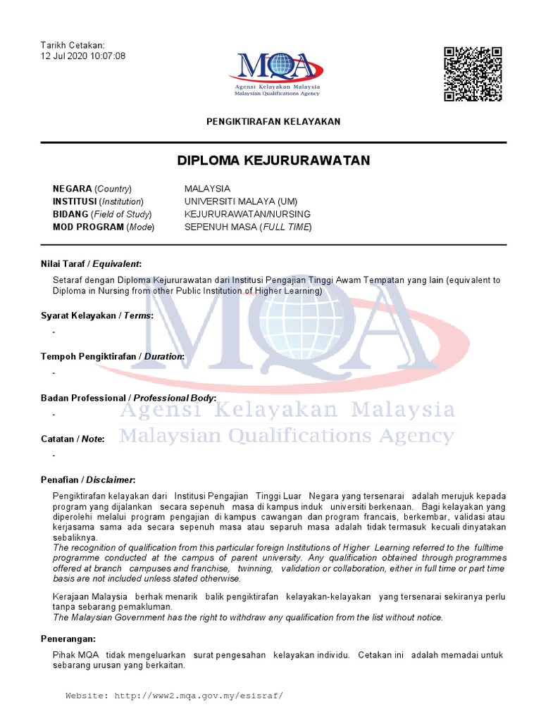 MQA Document | PDF