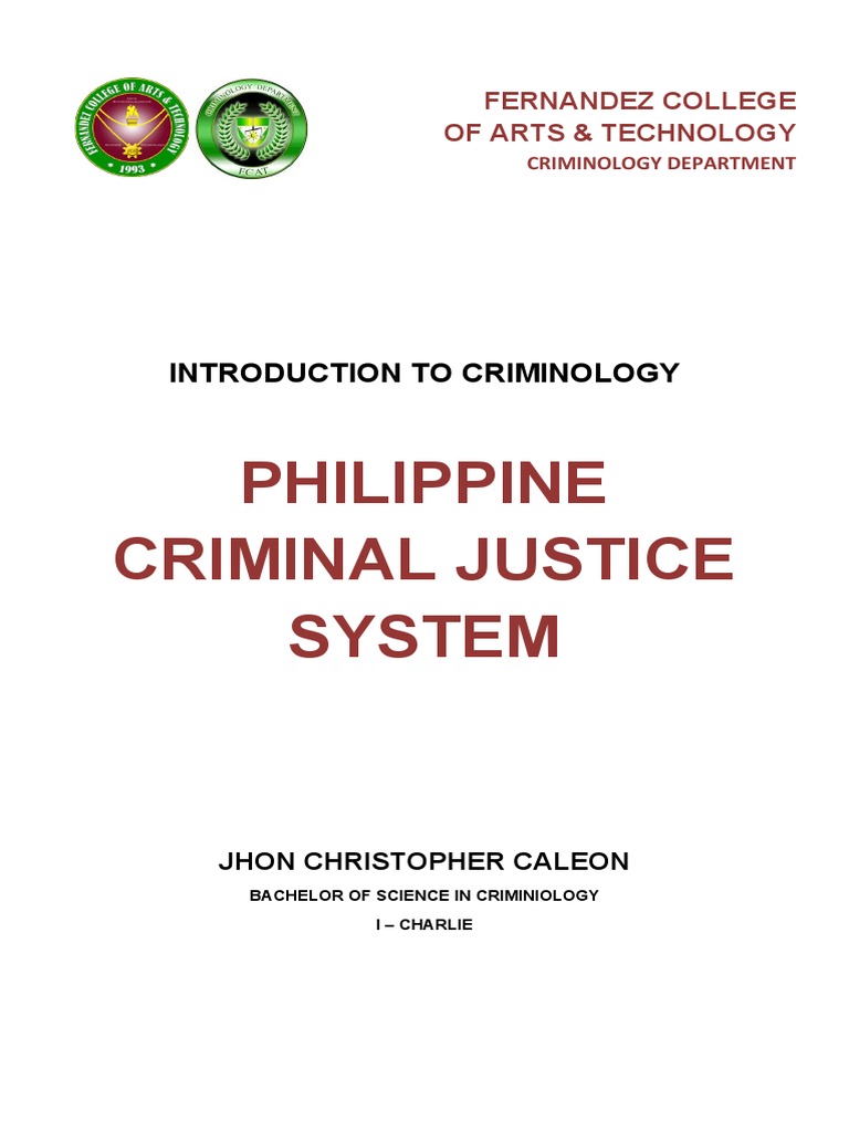 Crim 2 CJS Notes | PDF | Pardon | Prosecutor