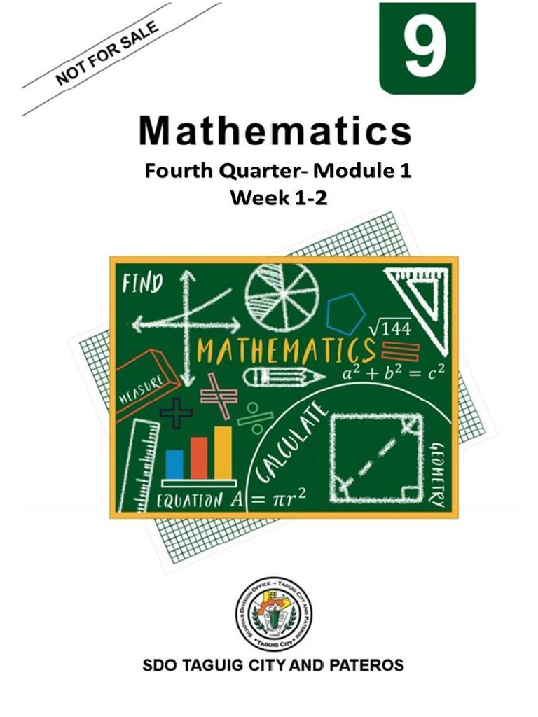 Math9 Q4 Week1 2 Hybrid Version2 | PDF | Trigonometric Functions | Trigonometry