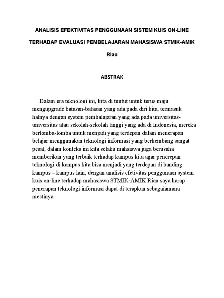 Penelitian Dengan Landasan Teori Dan Tujuan Pustaka I | PDF