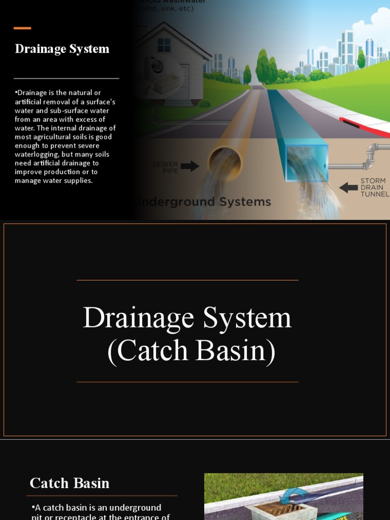 Drainage System | PDF | Storm Drain | Drainage