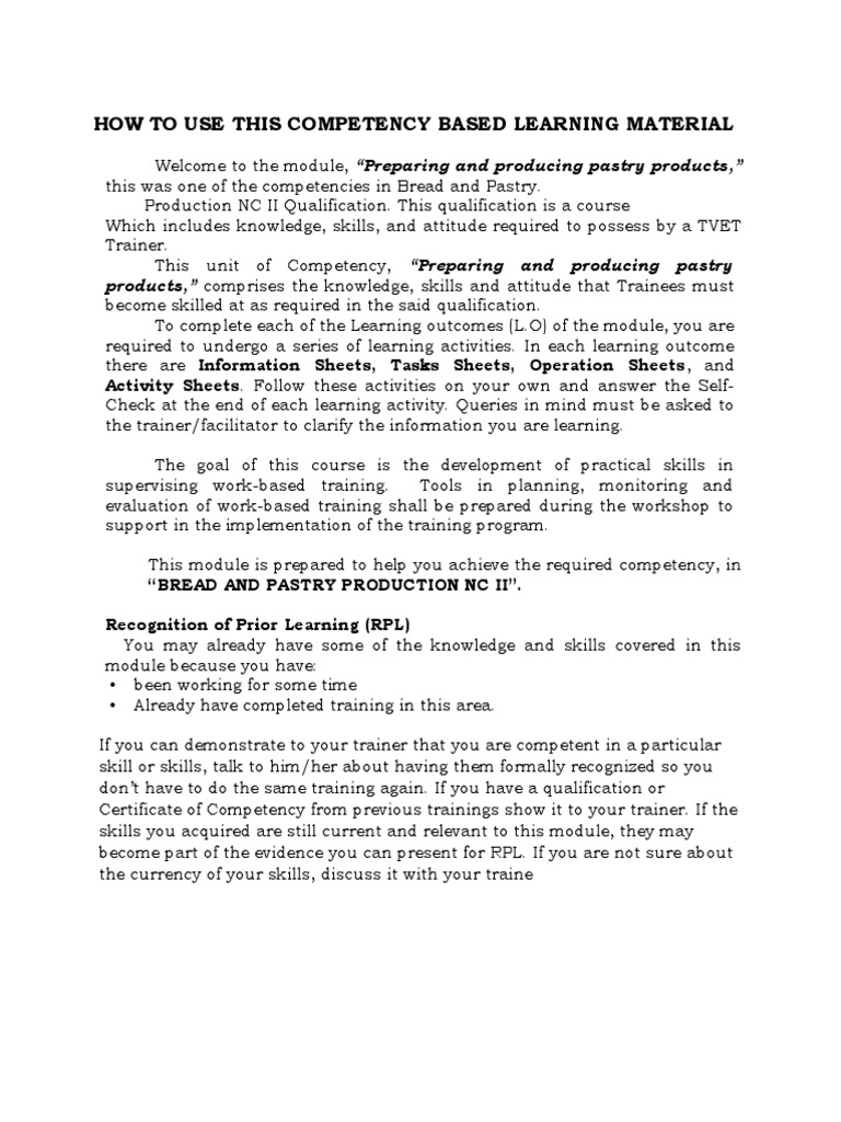 HOW-TO-USE-THIS-COMPETENCY-BASED-LEARNING-MATERIAL | PDF