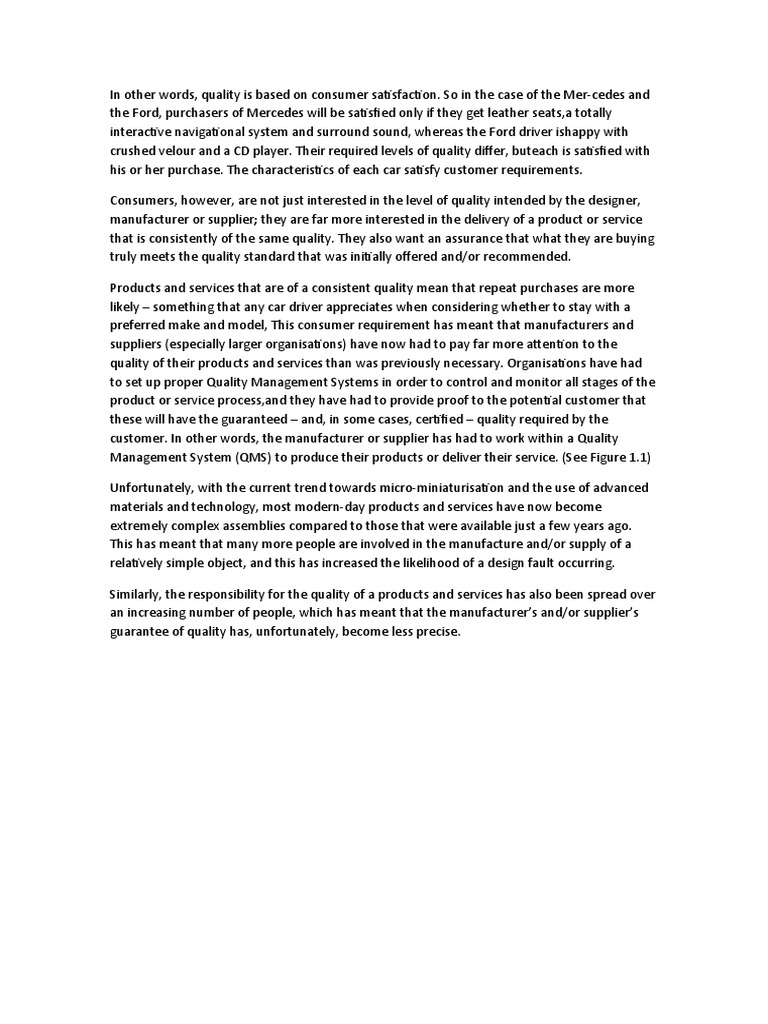 Quality Management System | PDF