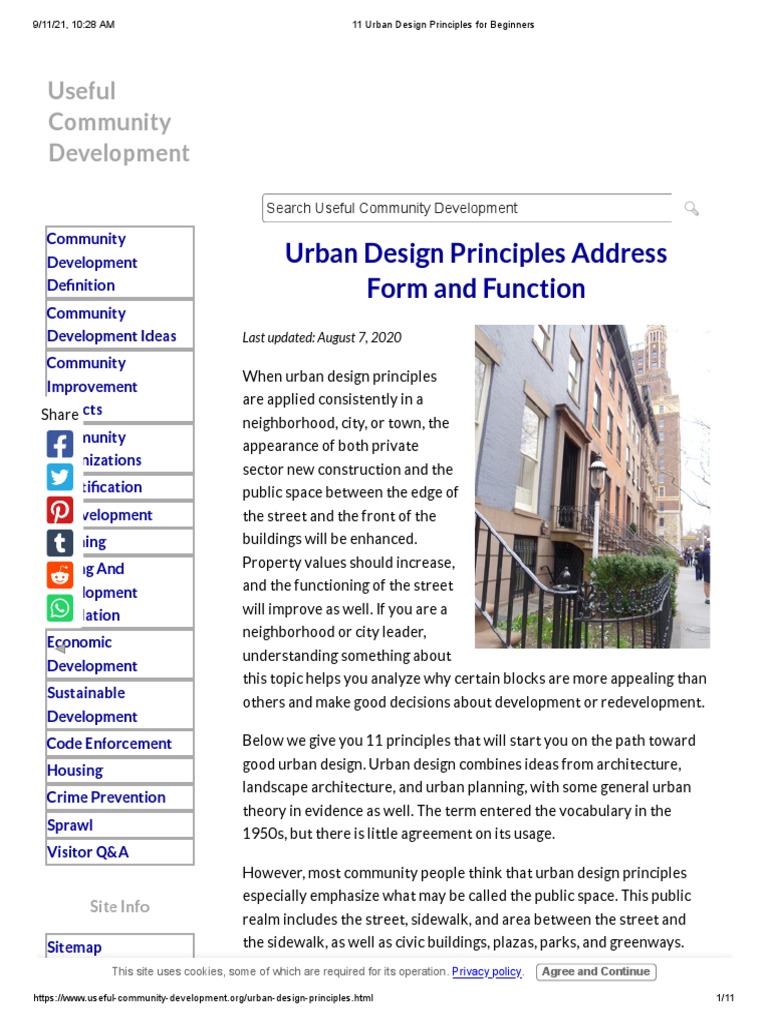 05 Urban Design Principles For Beginners | PDF | Urban Design | Street