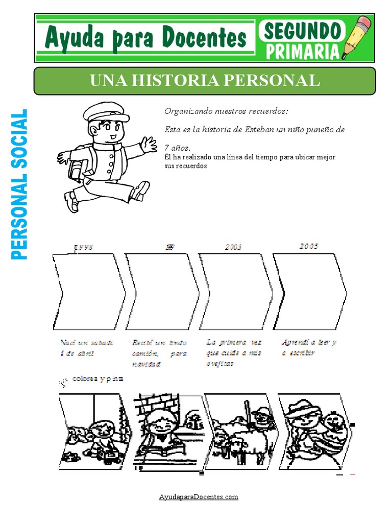 Una Historial Personal para Segundo de Primaria | PDF