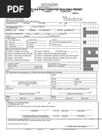 Building Permit Form (Unified) | PDF