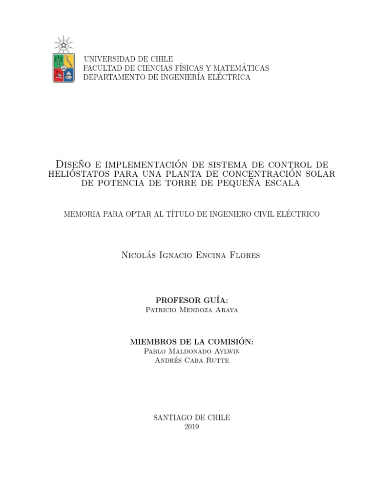 Dise No e Implementaci On de Sistema de Control de Heli Ostatos para Una Planta de Concentraci ...