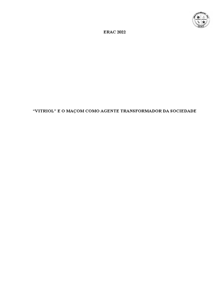 Trabalho ERAC - Publico | PDF | Moralidade | Aprendizado