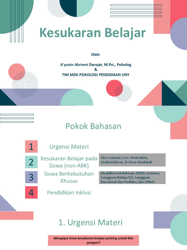 KESUKARAN BELAJAR | PDF