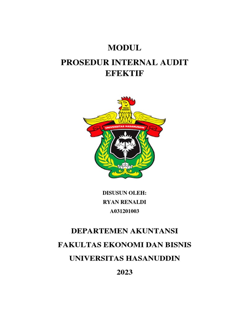 Modul Prosedur Audit Internal Efektif | PDF