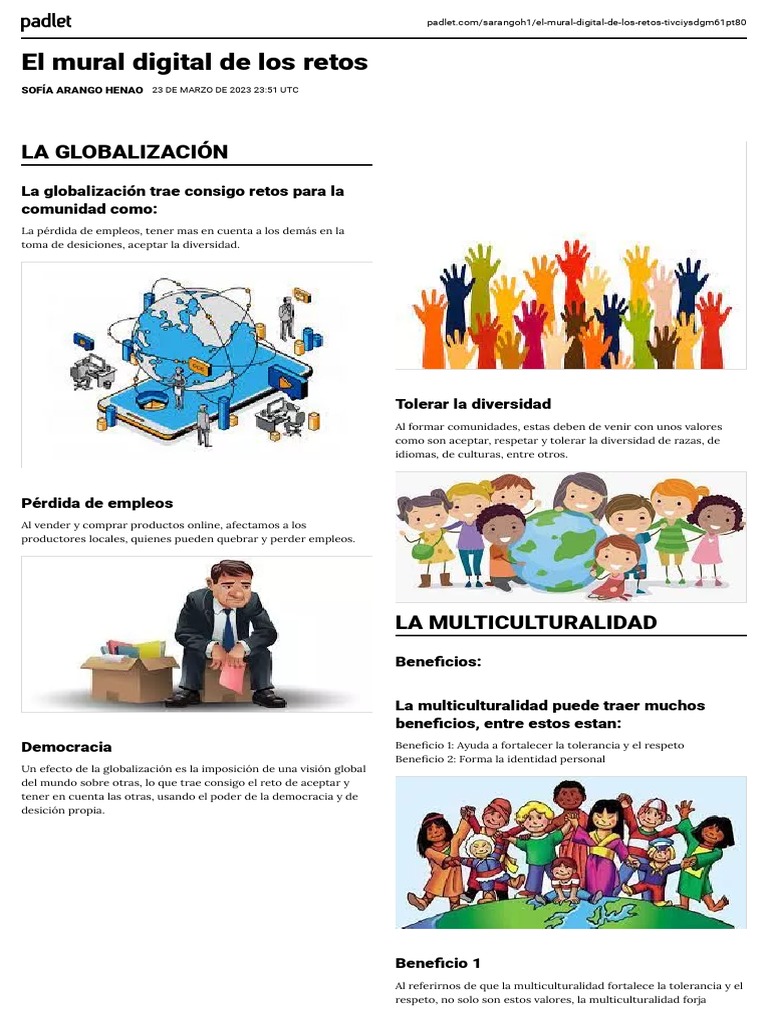 El Mural Digital de Los Retos | PDF | Multiculturalismo | Tolerancia