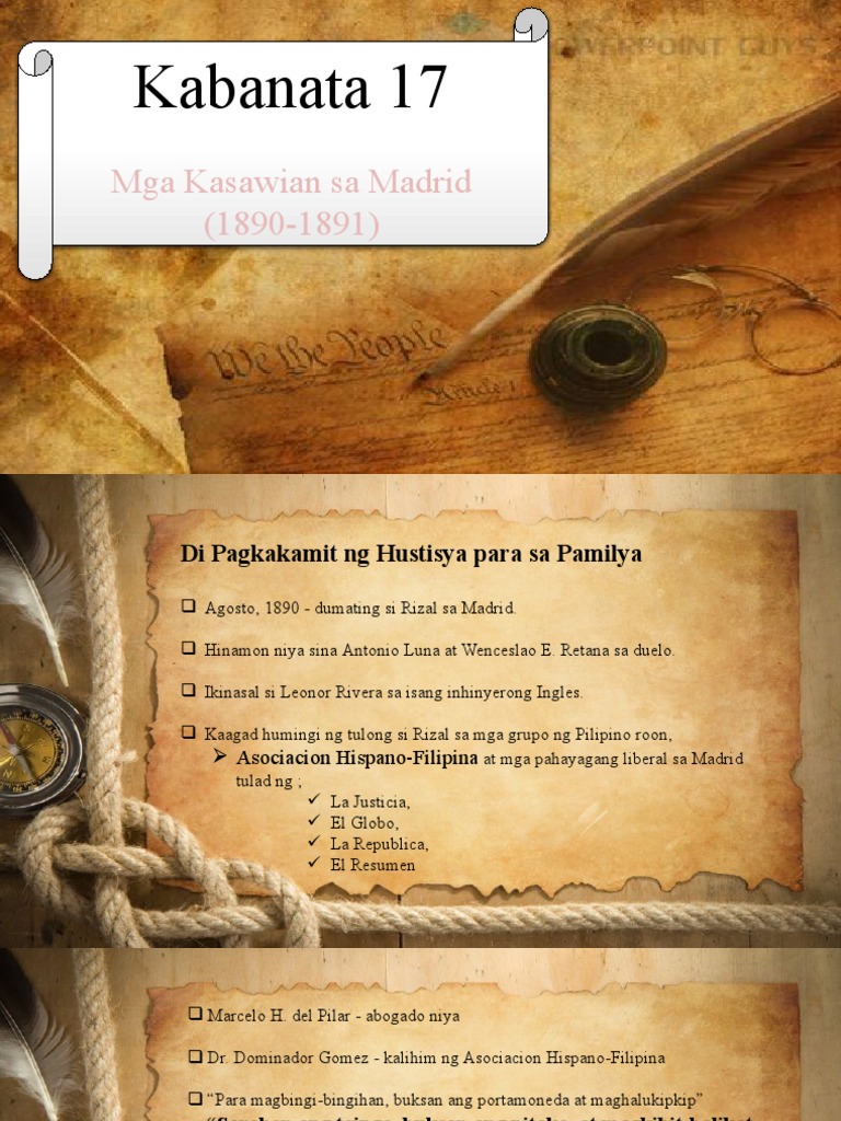 Report in Rizal (Kabanata 17) | PDF