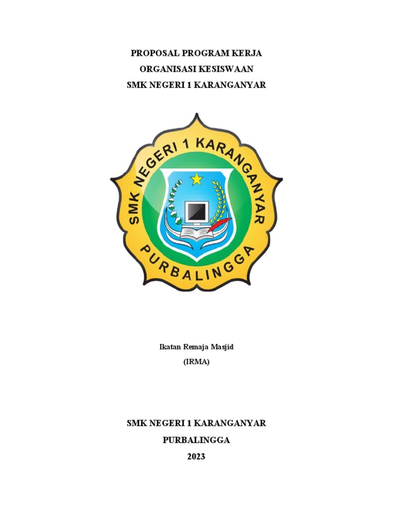 Proposal Program Kerja Irma SMK | PDF | Bisnis