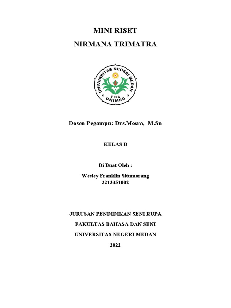 MR Nirmana Trimatra | PDF