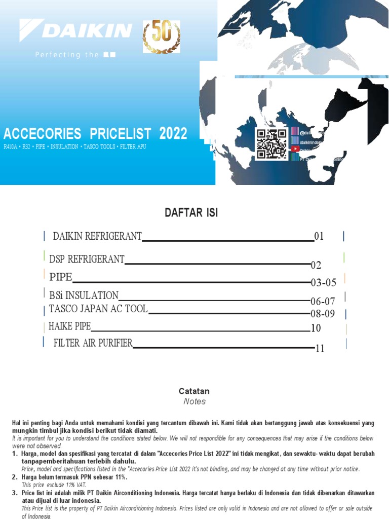 Daikin equipment | PDF